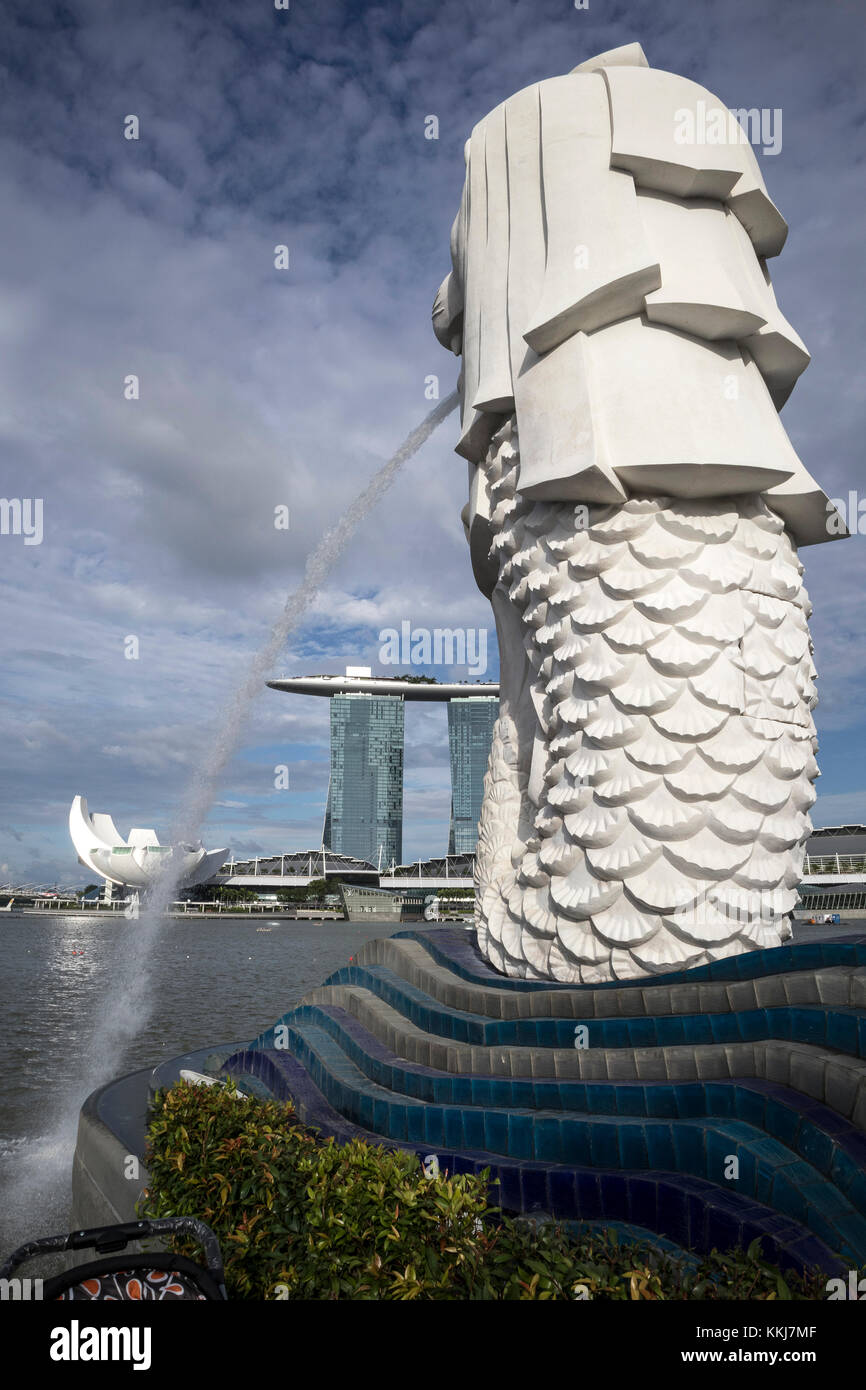 Le parc du monument au merlion Banque de photographies et d’images à ...