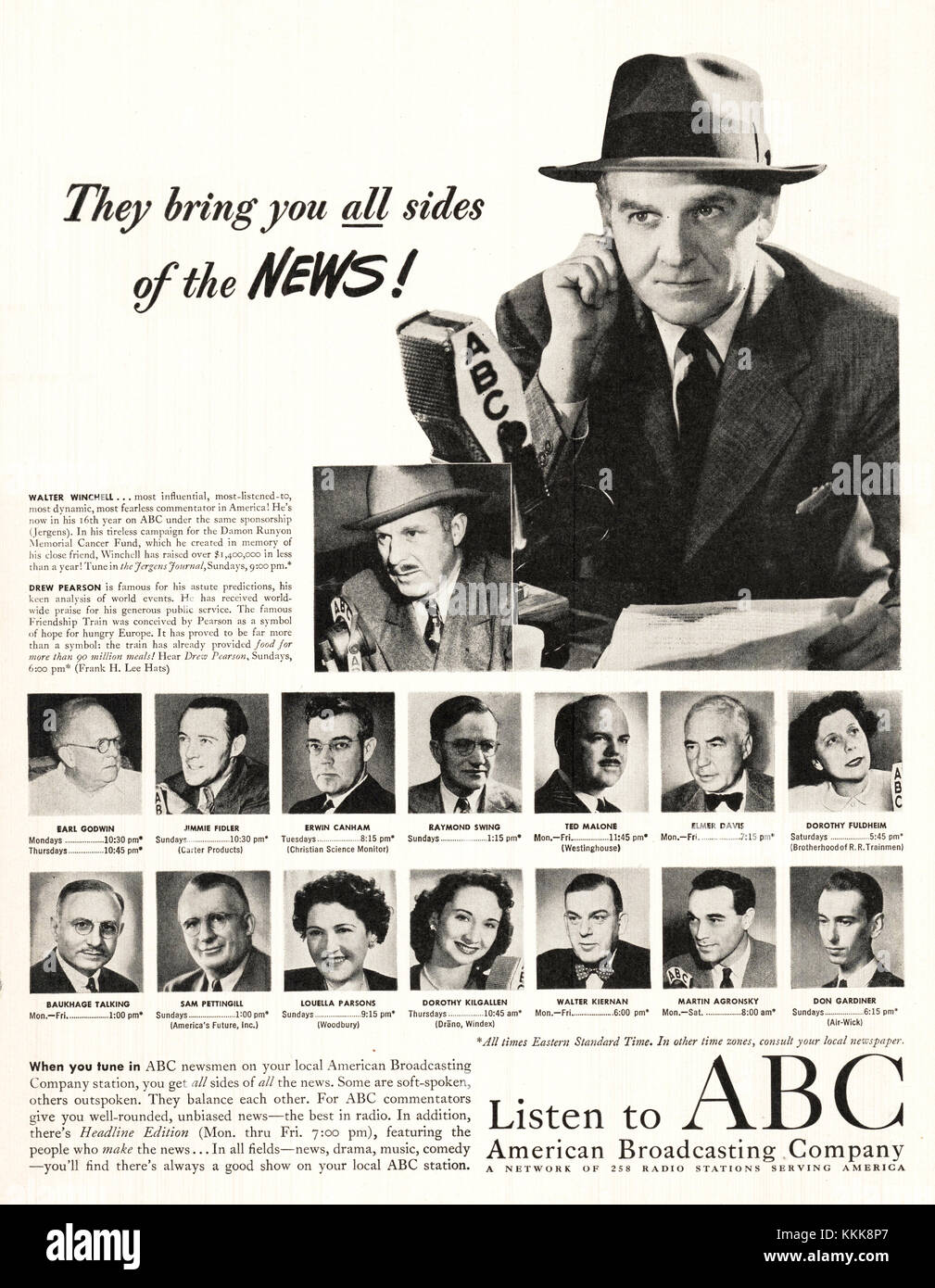 American broadcasting company Banque de photographies et d’images à ...