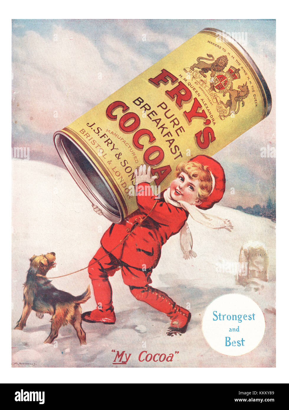 Frys cocoa Banque d'images détourées - Alamy