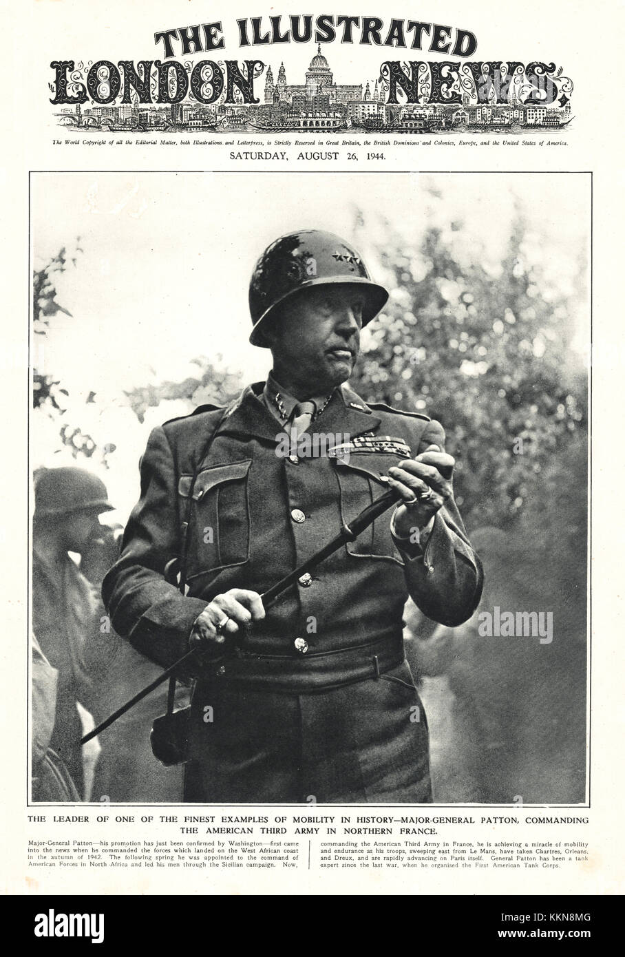 General George Patton Banque d'image et photos - Alamy