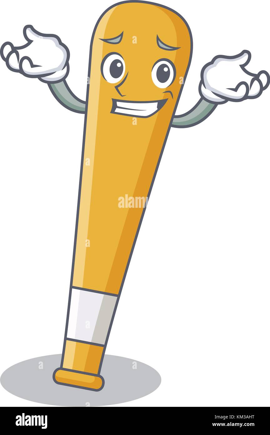 Cartoon caractères souriant baseball bat Image Vectorielle Stock - Alamy