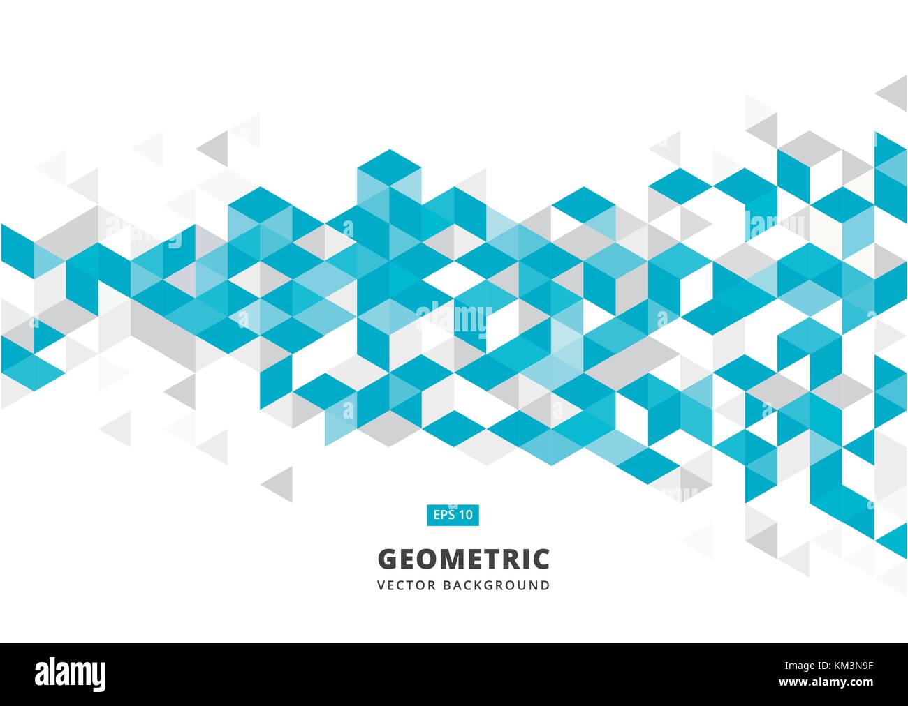Abstract blue background géométriques polygonales avec des triangles ...