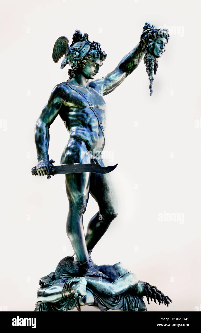 1500 -1571 Benvenuto Cellini Persée avec la tête de Méduse. La Loggia ...