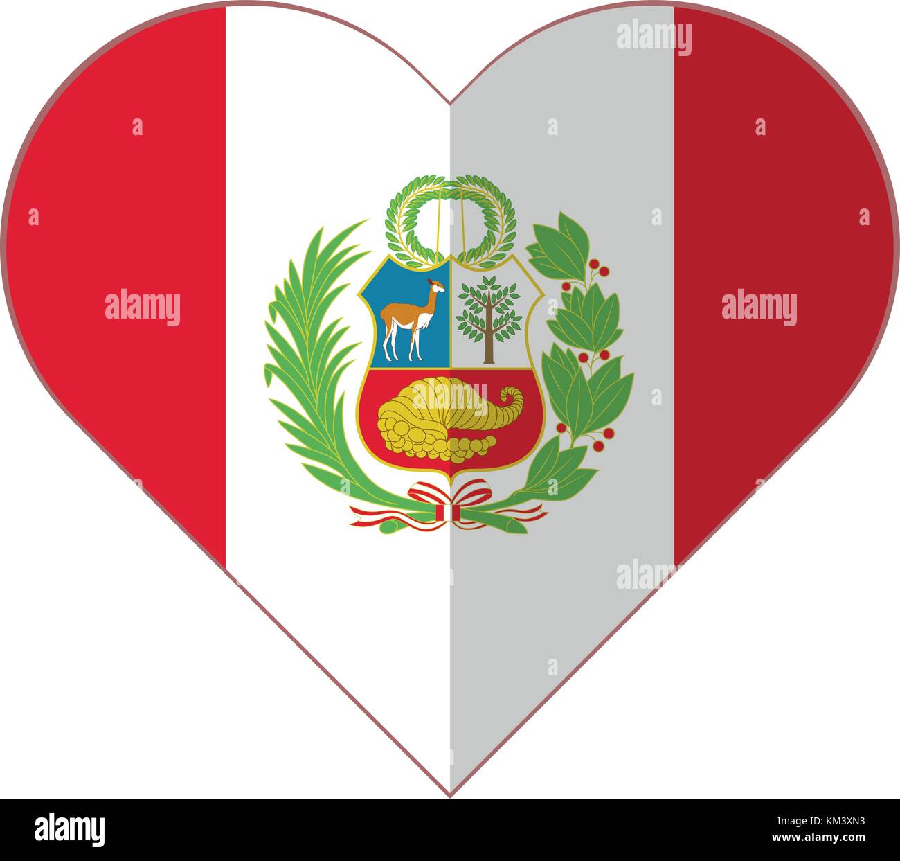 Perú ilustración vectorial Banque d'images vectorielles - Alamy