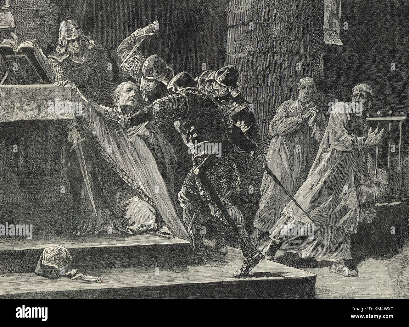 Mort de thomas becket Banque de photographies et d’images à haute ...