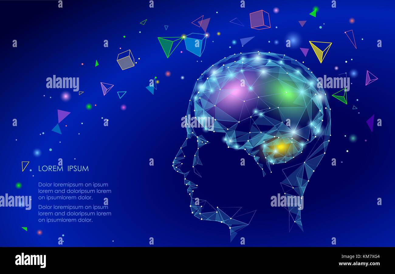 Brain geometric shapes Banque de photographies et d’images à haute ...