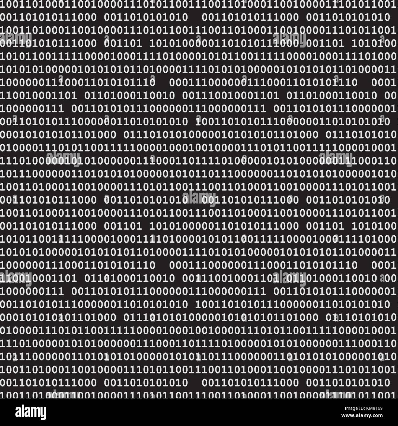 Code informatique binaire motif transparent background illustration ...