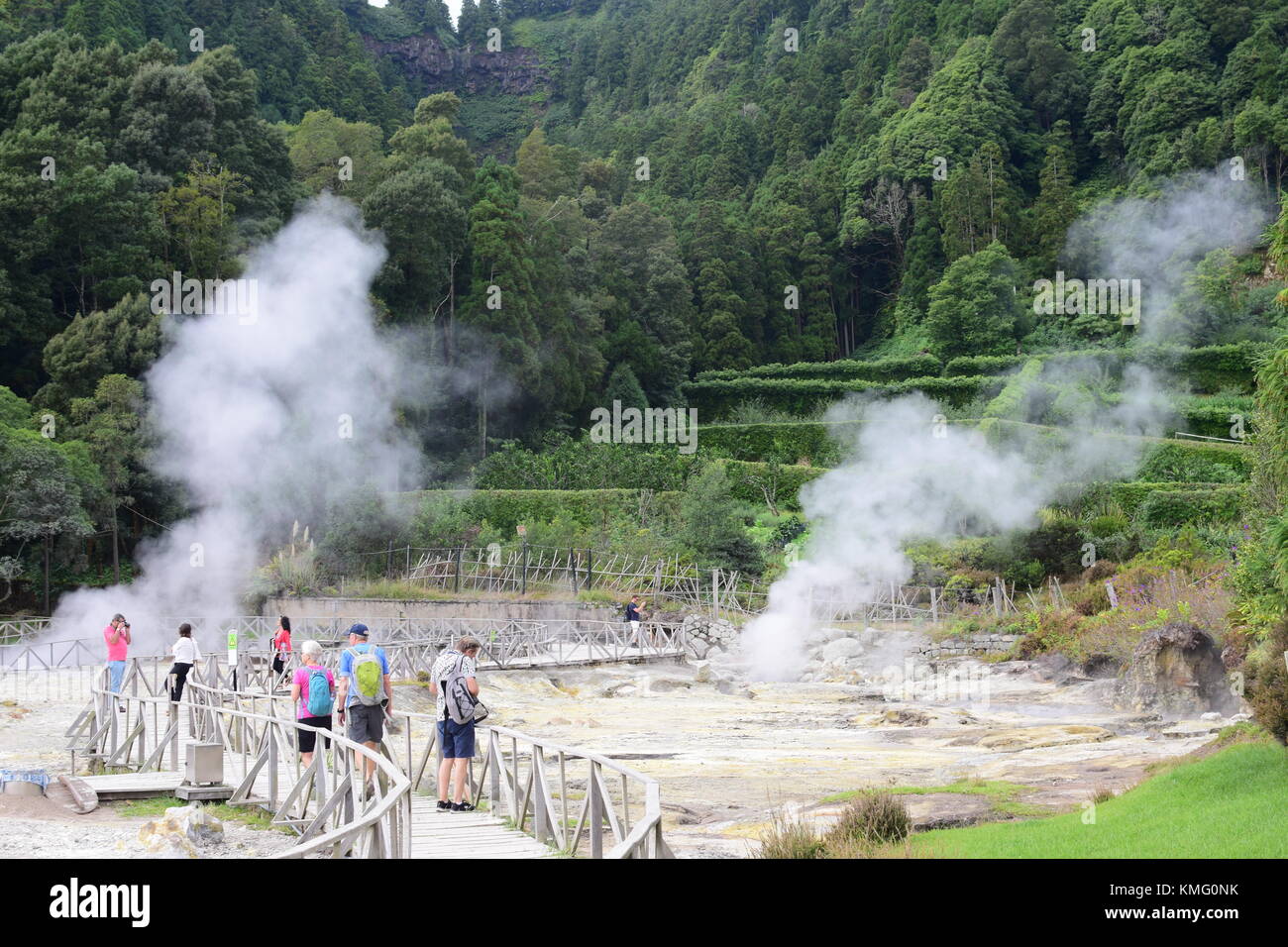 Fumarolas da lagoa das furnas Banque de photographies et d’images à ...