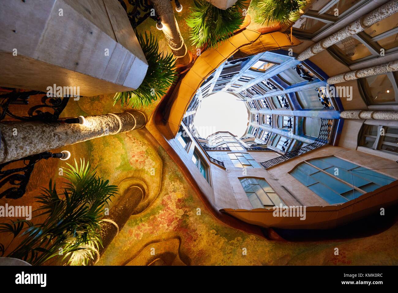 Casa Mila Interior Banque d'image et photos - Alamy