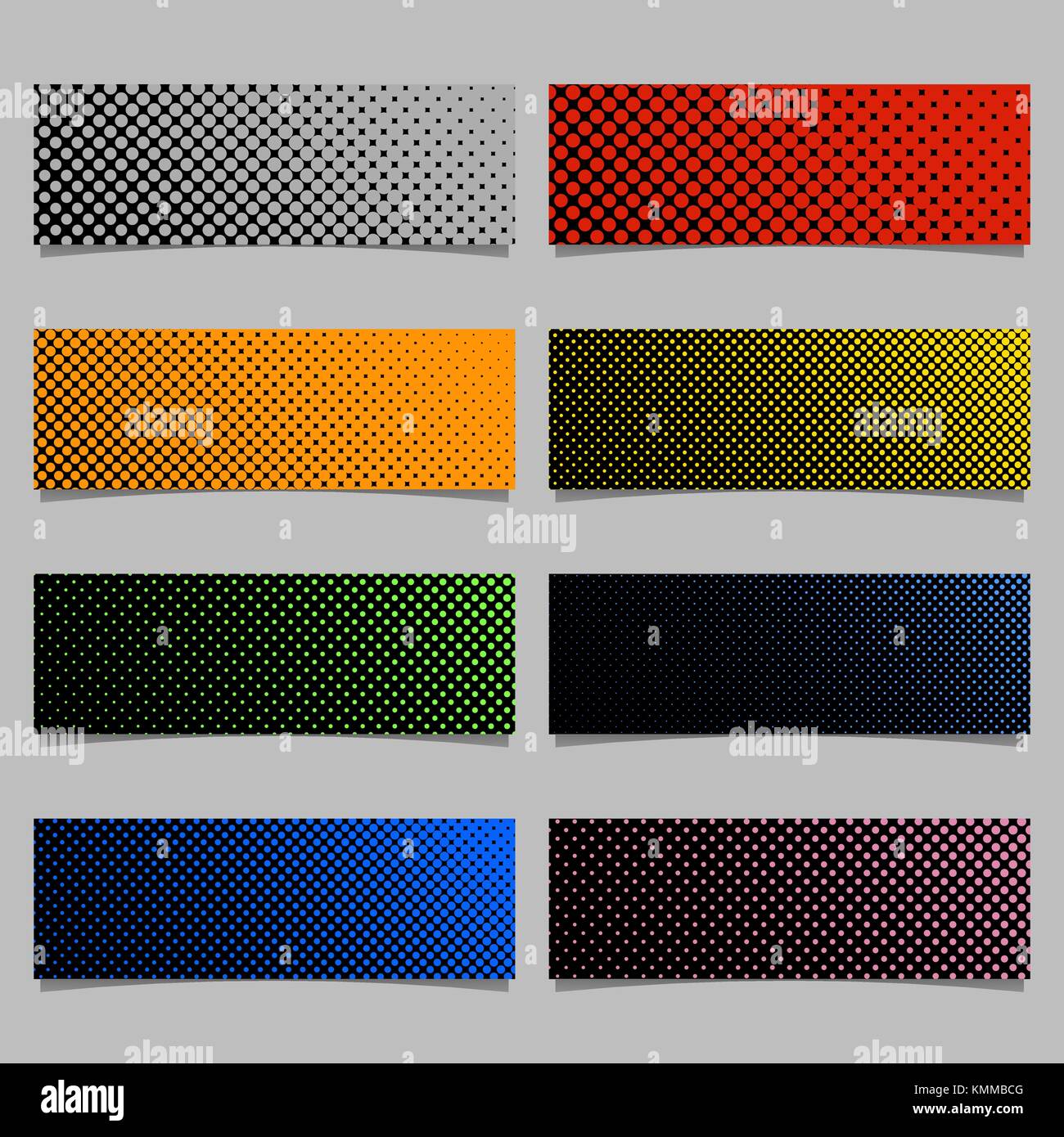 Schéma des points de trame couleur arrière plan de la bannière template ...