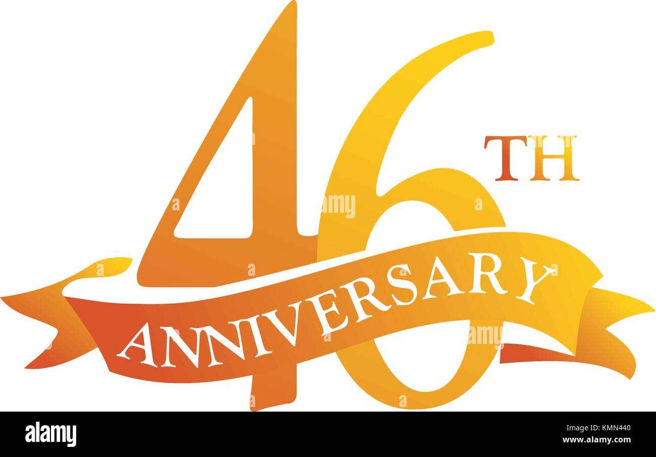 Logo anniversaire 46 Banque de photographies et d’images à haute ...