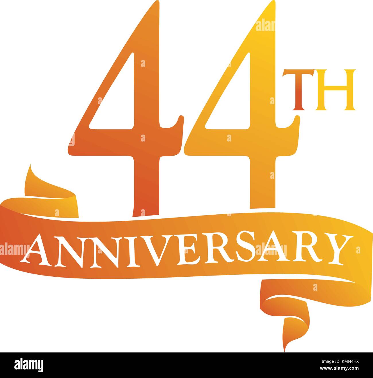 Logo anniversaire 44 ans Banque de photographies et d’images à haute ...