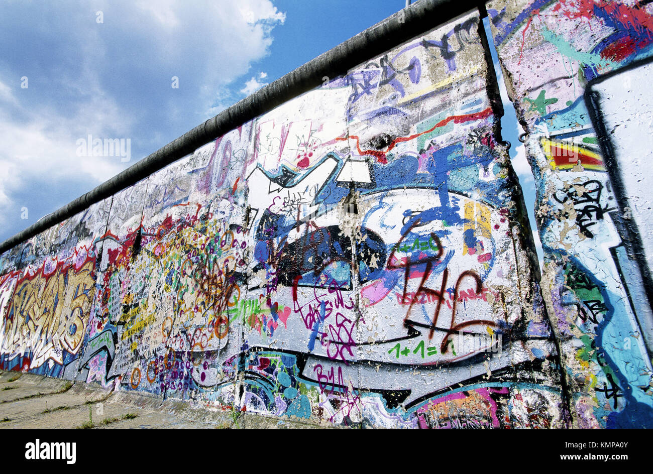 Berlin Graffiti 1980 Banque d'image et photos - Alamy