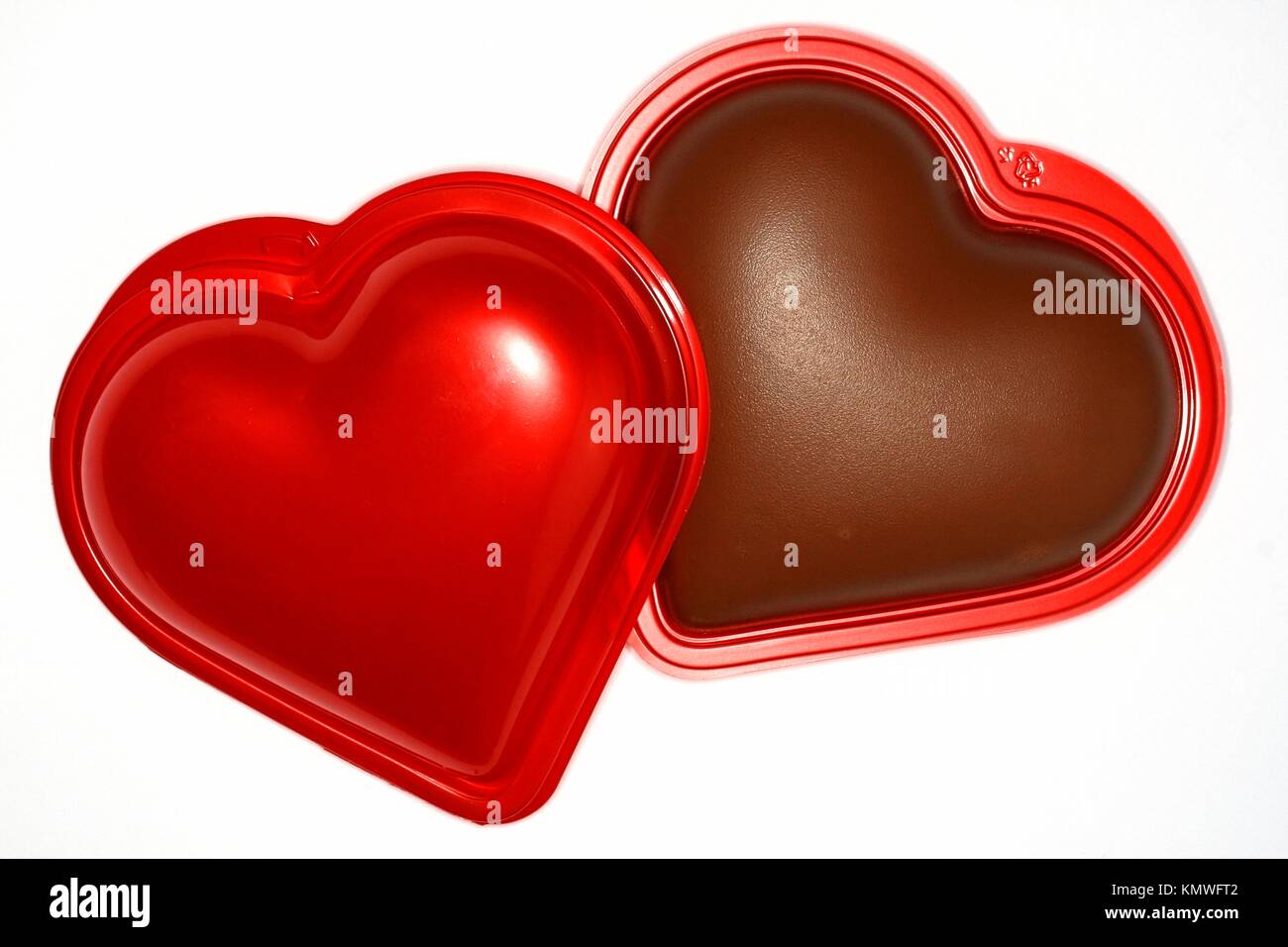 Coeur de chocolat au lait Banque de photographies et d’images à haute ...