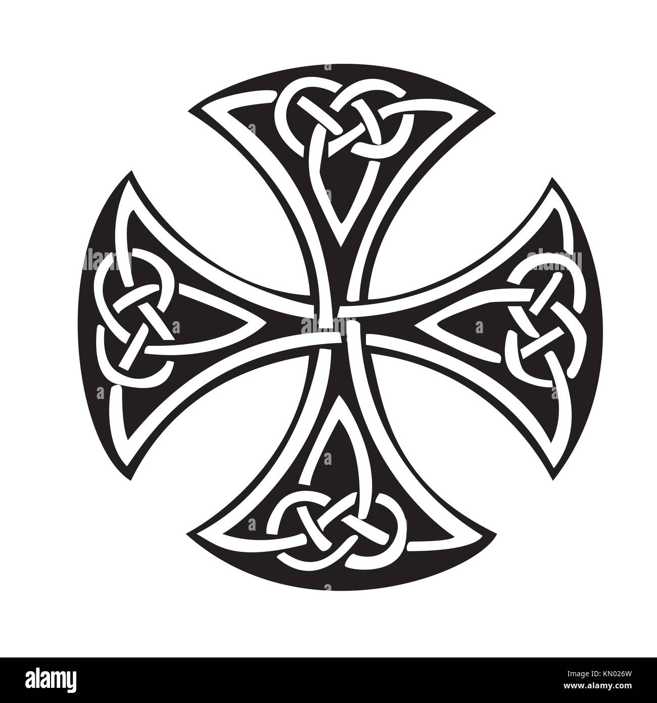 Croix celtique blanche Banque de photographies et d’images à haute ...