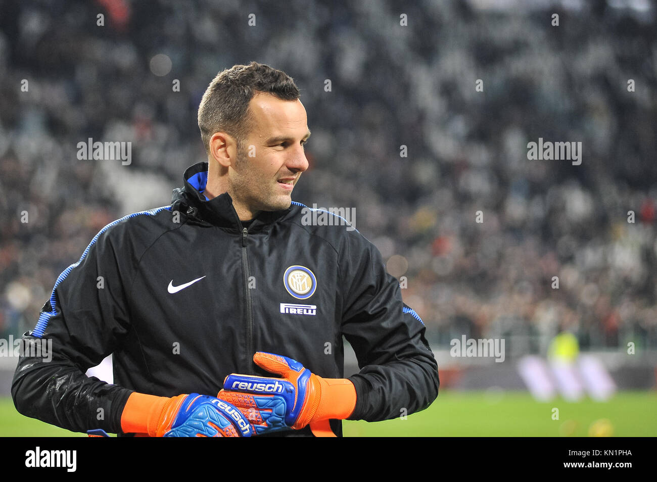 Samir Handanovic (Internazionale FC) au cours de la série d'un match de ...
