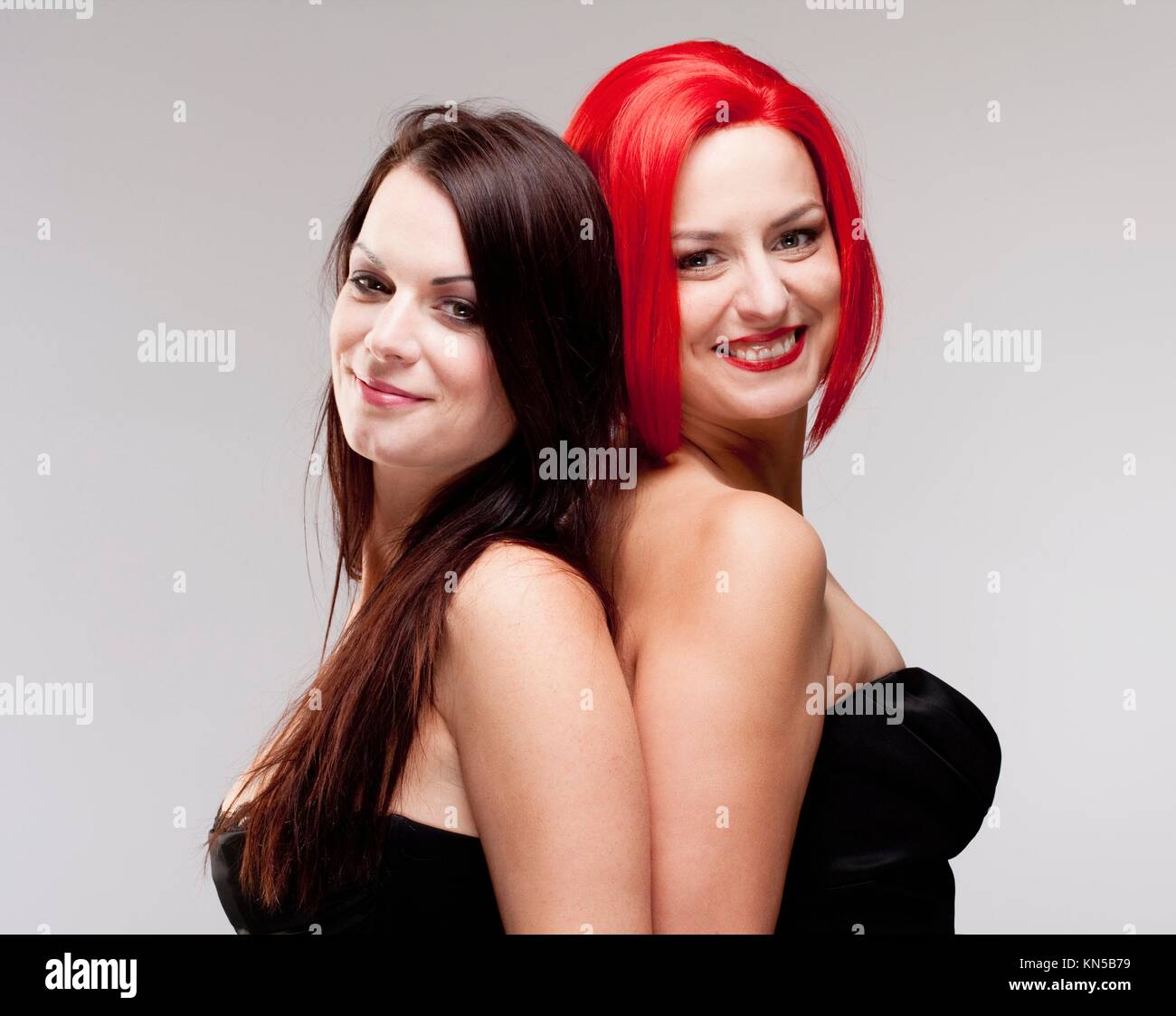 Cheveux deux couleurs Banque de photographies et d’images à haute ...