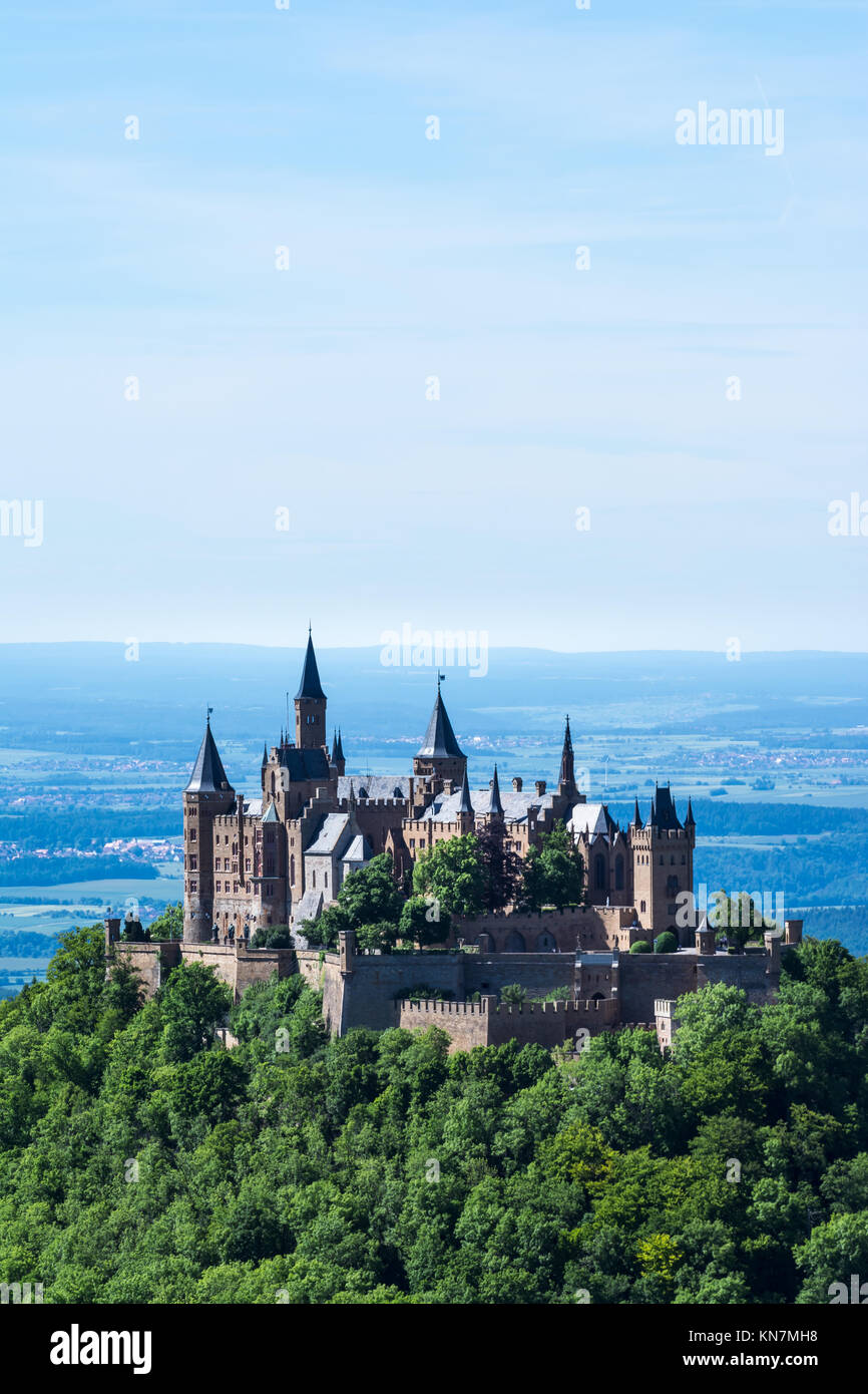 De l'Allemand Burg Hohenzollern Architecture Château Souabe célèbre voyage Paysage Architecture ...