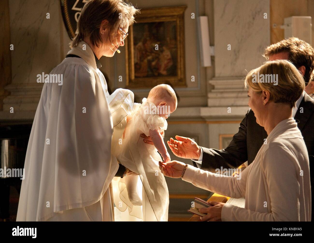 Le baptême de notre enfant Banque de photographies et d’images à haute ...