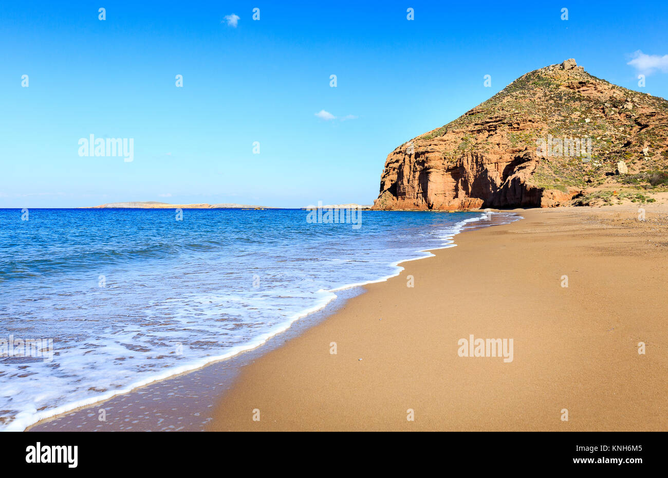 Plage de kouremenos Banque de photographies et d’images à haute ...