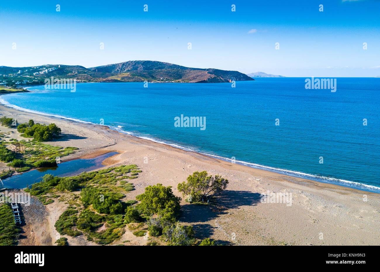 Plage de kouremenos Banque de photographies et d’images à haute ...