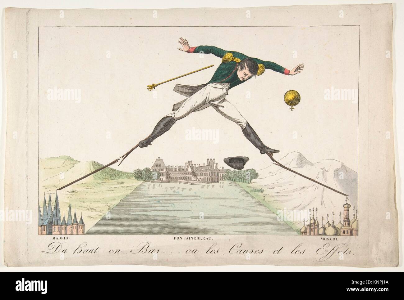 Du haut en bas ou les causes et effets Banque de photographies et d ...