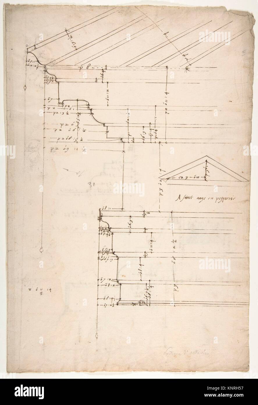 Fronton D'entablement Banque d'image et photos - Alamy