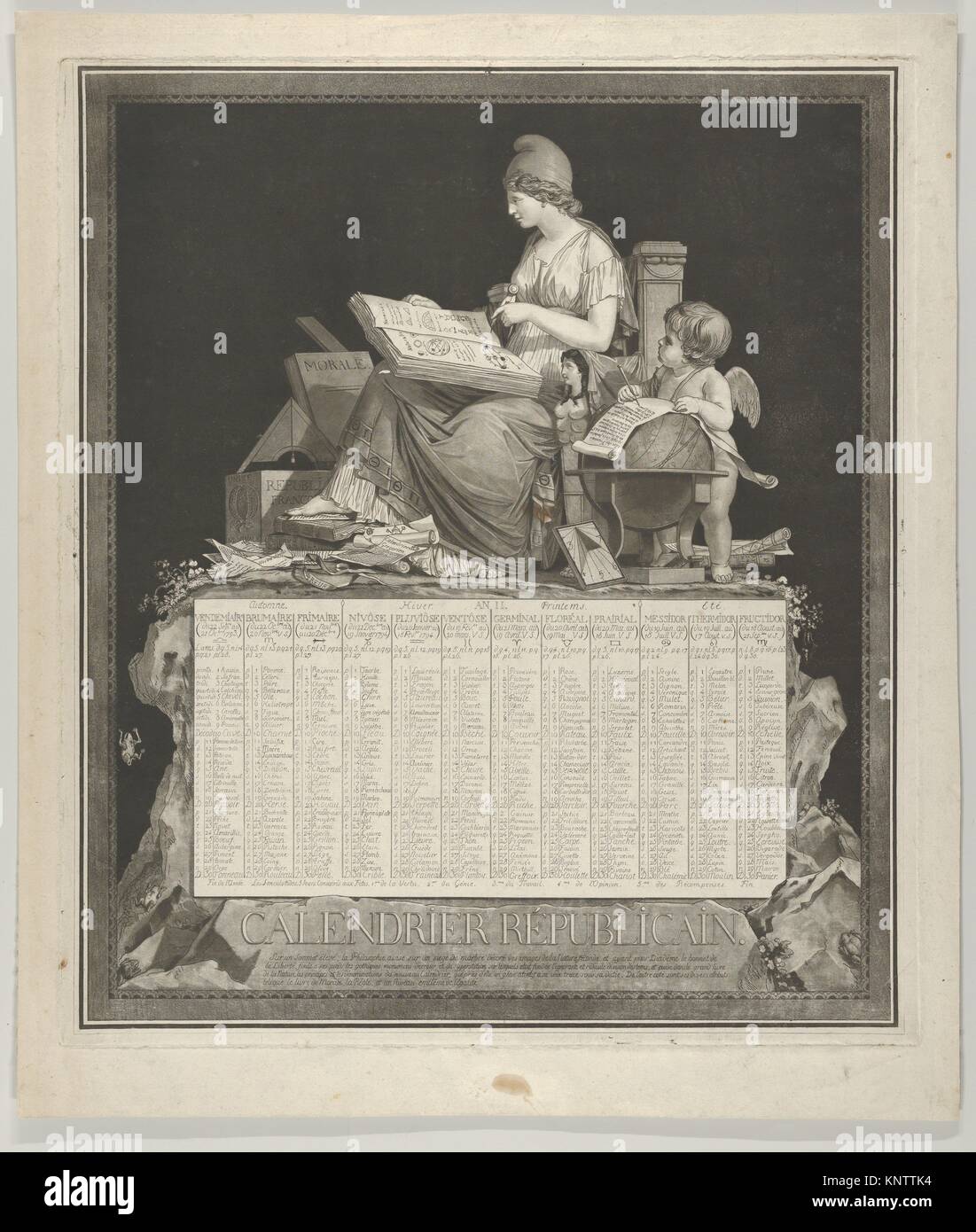 Calendrier Révolutionnaire Banque d'image et photos - Alamy