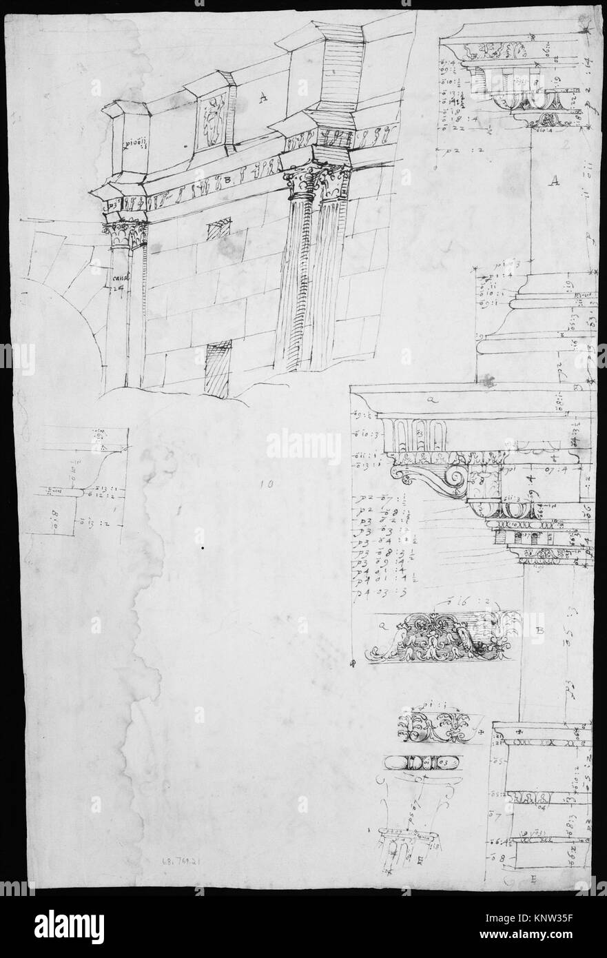 Entablement Composite Banque d'image et photos - Alamy