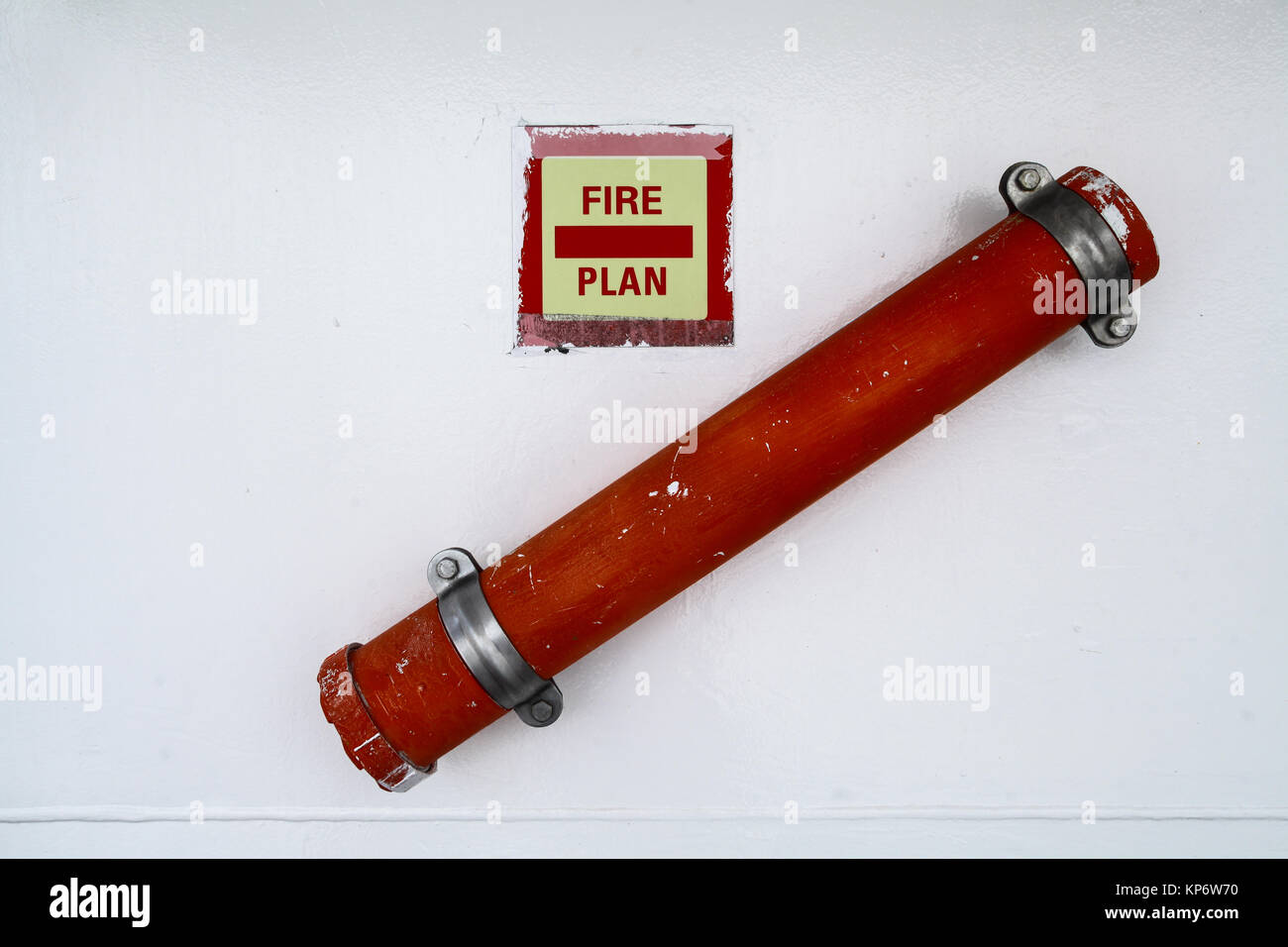 Plan evacuation consigne incendie Banque d'image et photos - Alamy