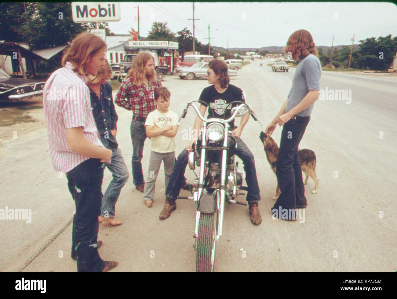 Early 1970s motorcycle Banque de photographies et d’images à haute résolution - Alamy