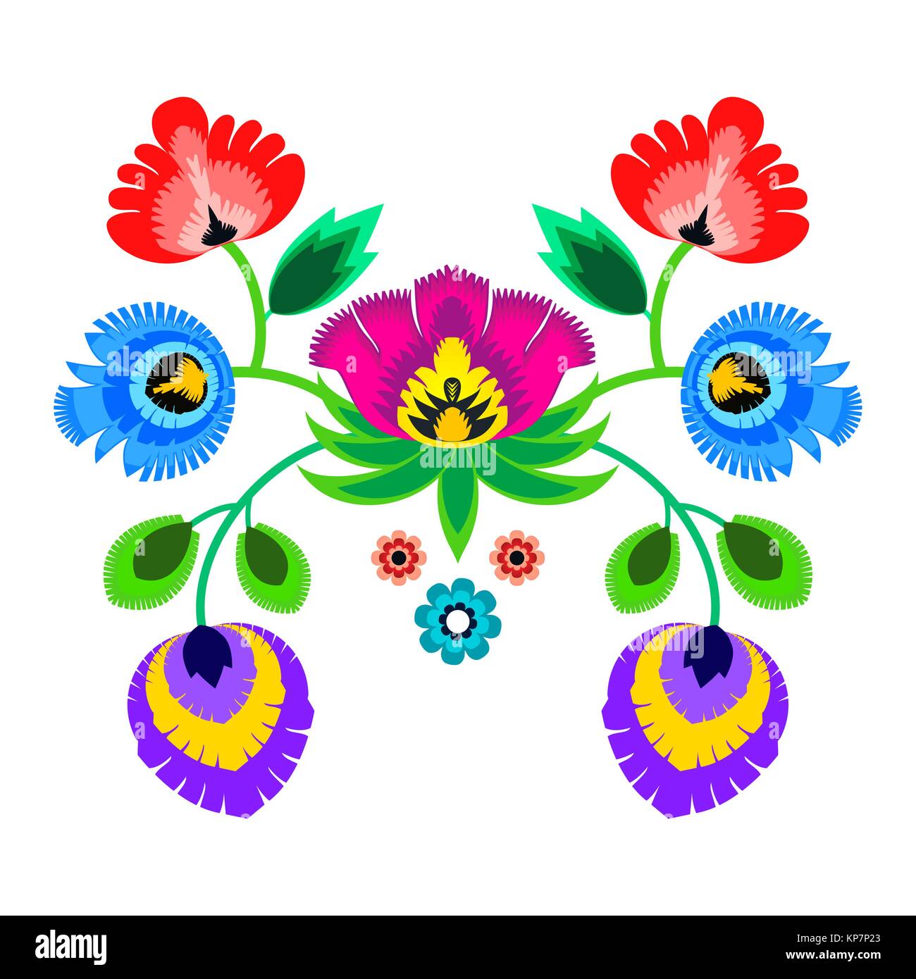 Fleurs autochtones Banque d'images vectorielles - Alamy