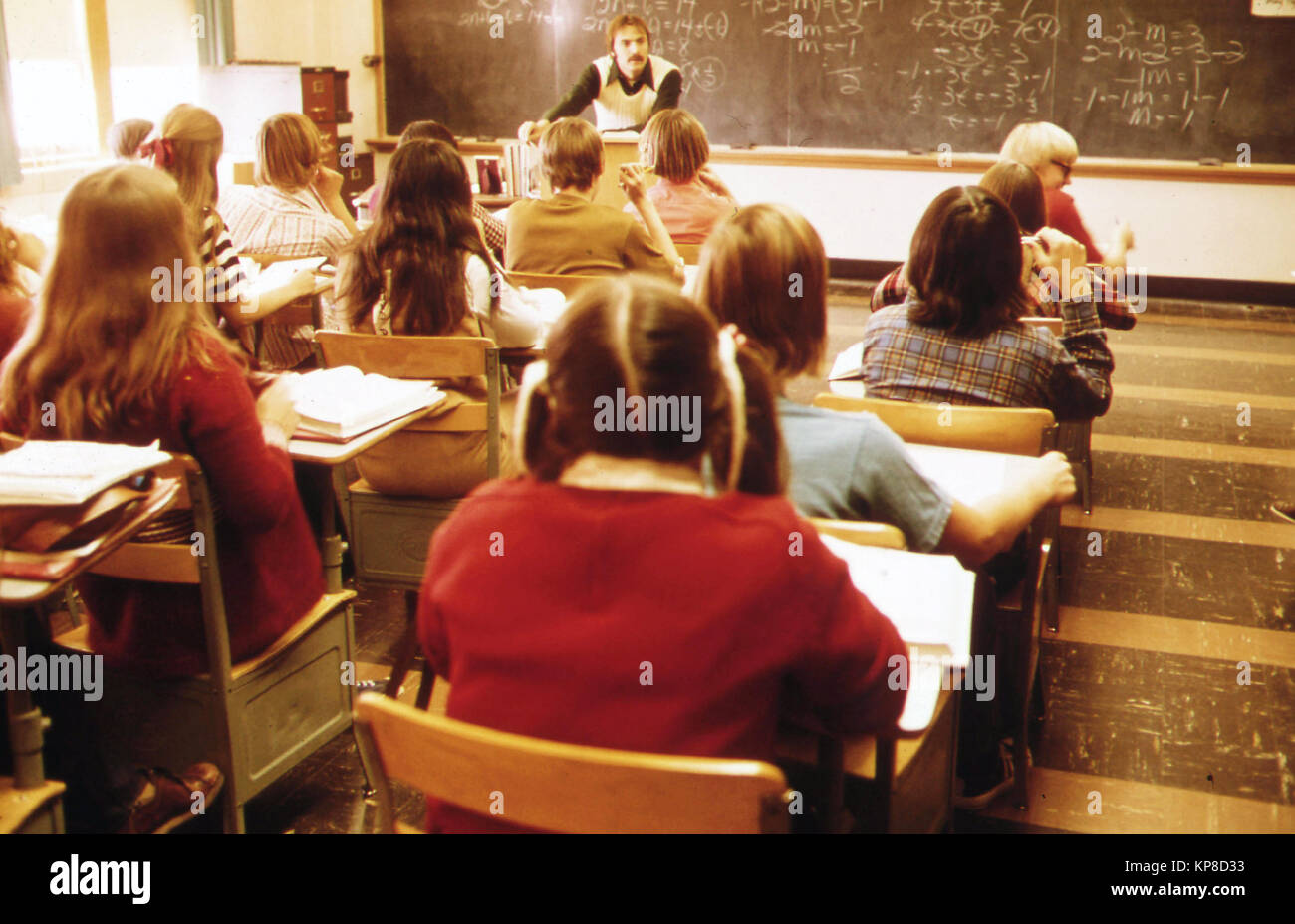 Classroom 1970s Banque de photographies et d’images à haute résolution ...