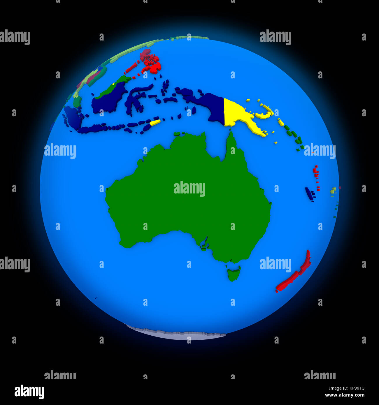 Mapa político de australia Banque de photographies et d’images à haute ...