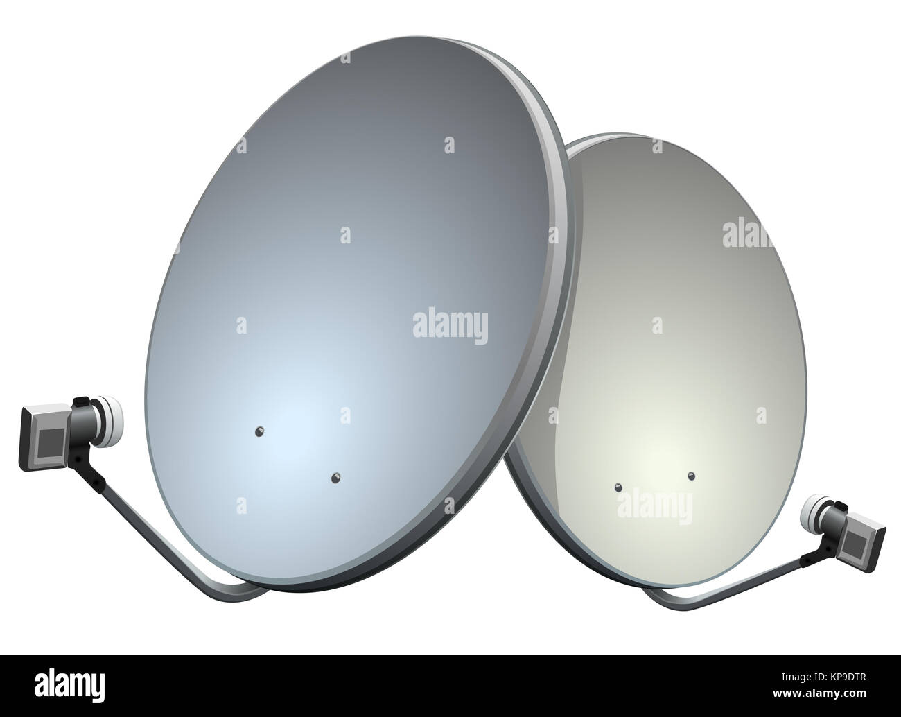 Antenne parabolique pour la télévision Banque d'images détourées - Alamy