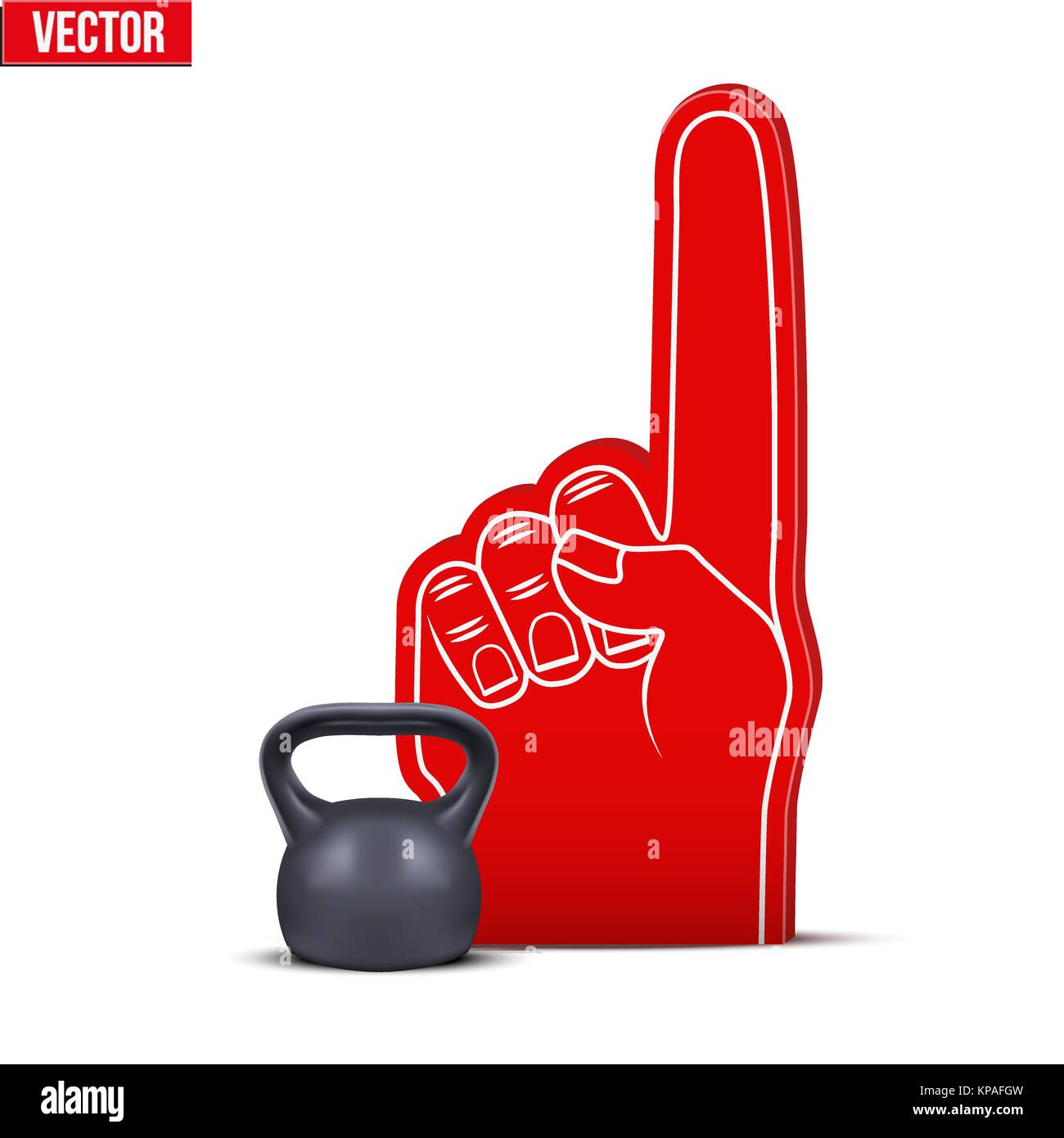 Poids de gym Banque d'images vectorielles - Alamy