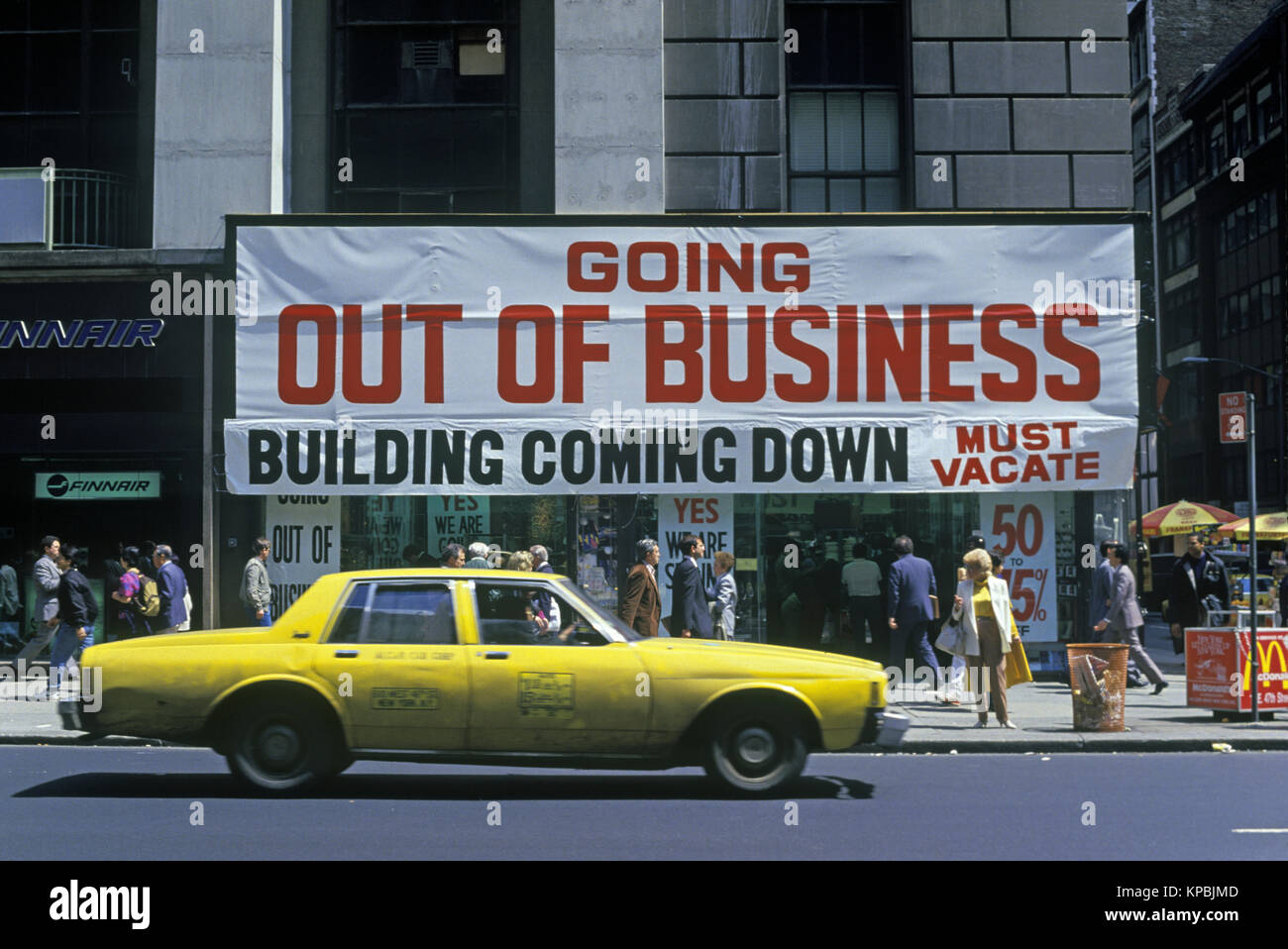 Taxi new york manhattan 80s Banque de photographies et d’images à haute ...