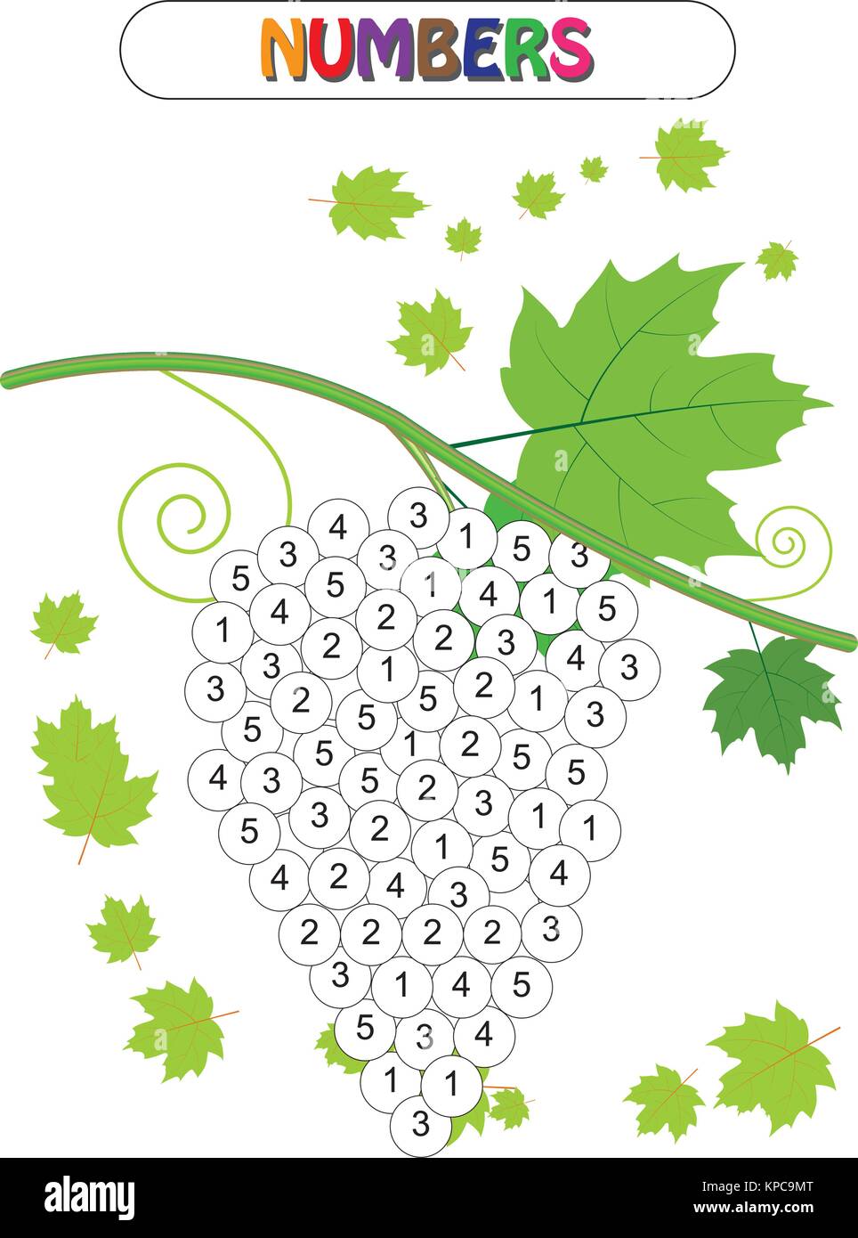 Apprendre les chiffres, le nombre de couleurs, jeu de Mathématiques ...