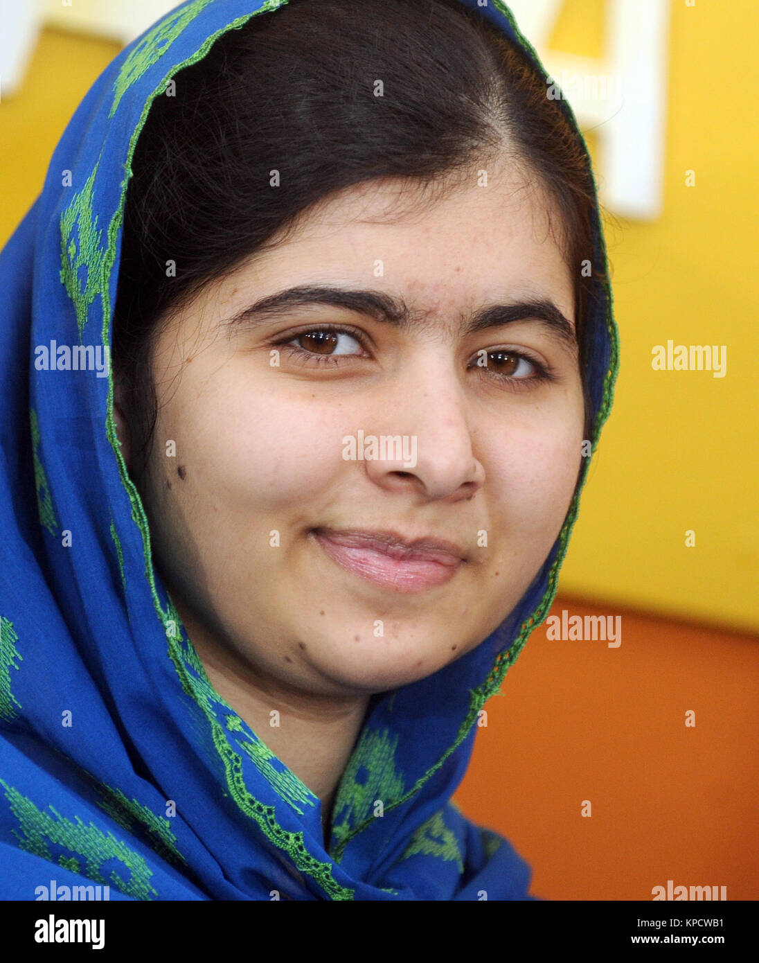 Portrait de malala yousafzai Banque de photographies et d’images à ...