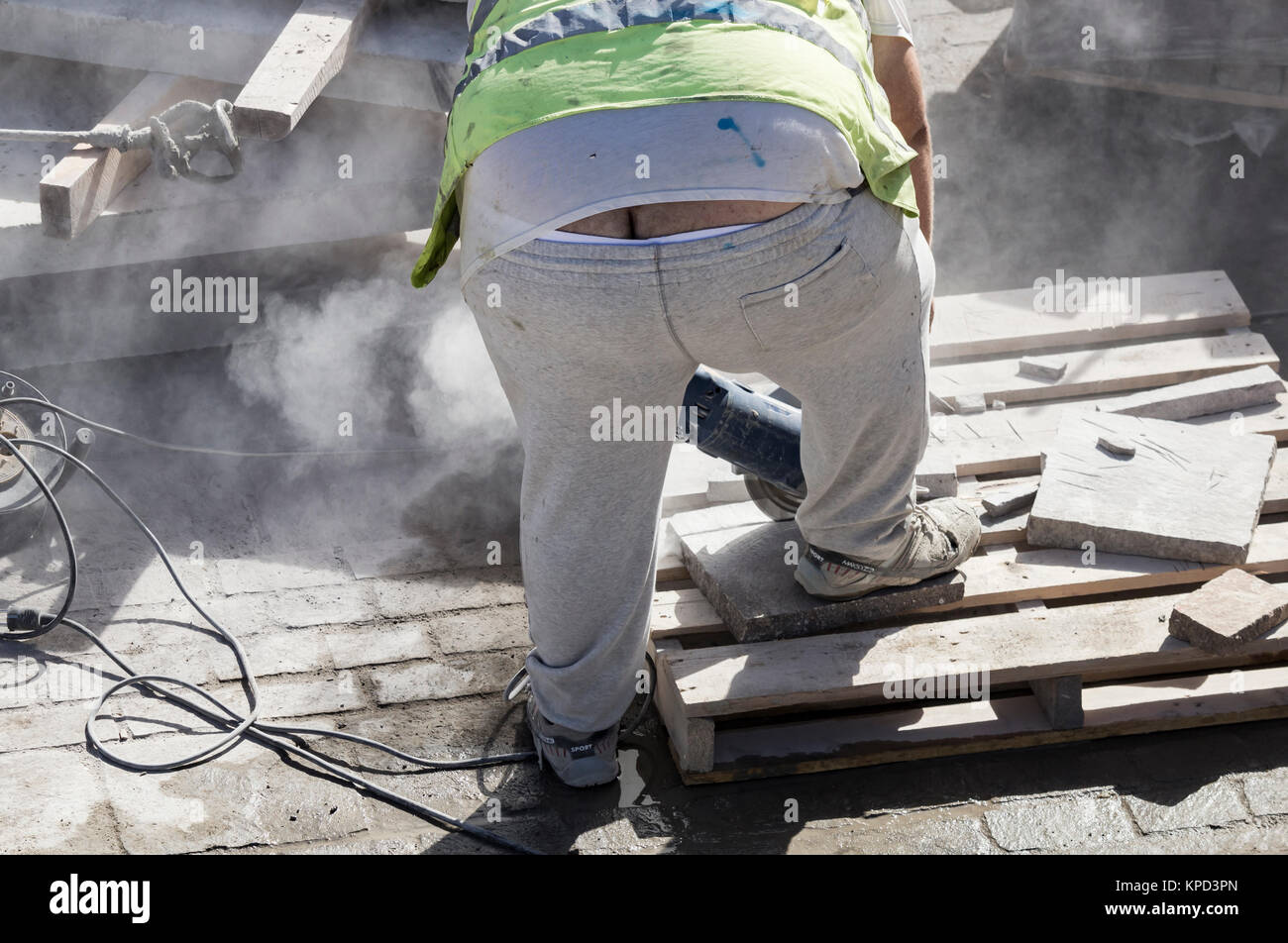 Builder's bum Banque de photographies et d’images à haute résolution ...
