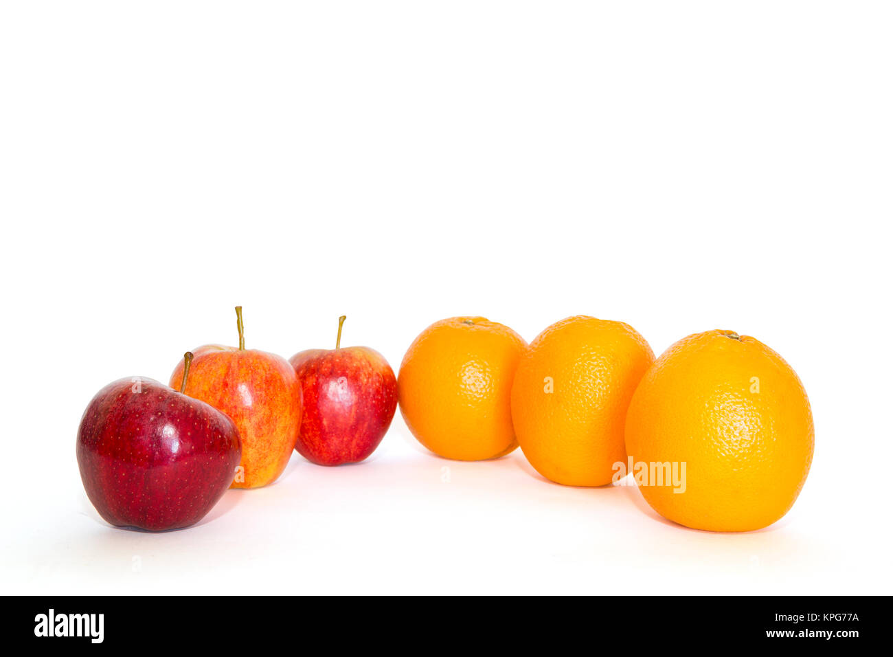 Comparer des pommes avec des pommes Banque de photographies et d’images ...