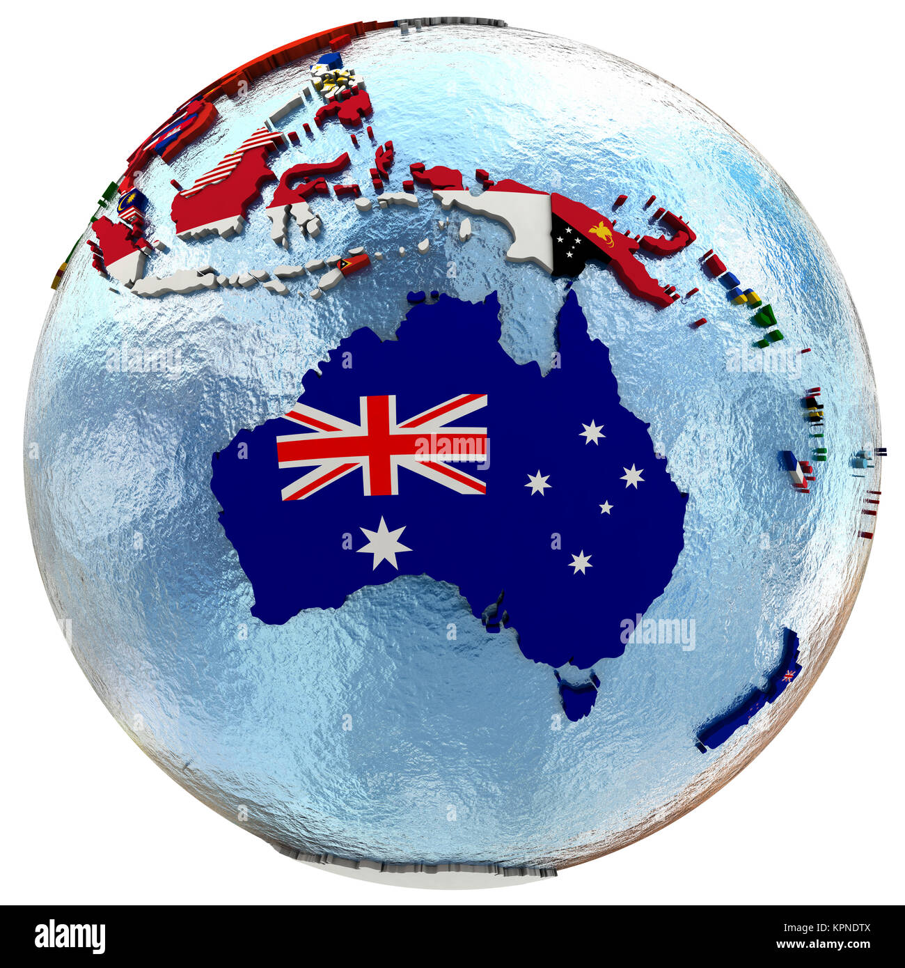 Mapa político de australia Banque de photographies et d’images à haute ...