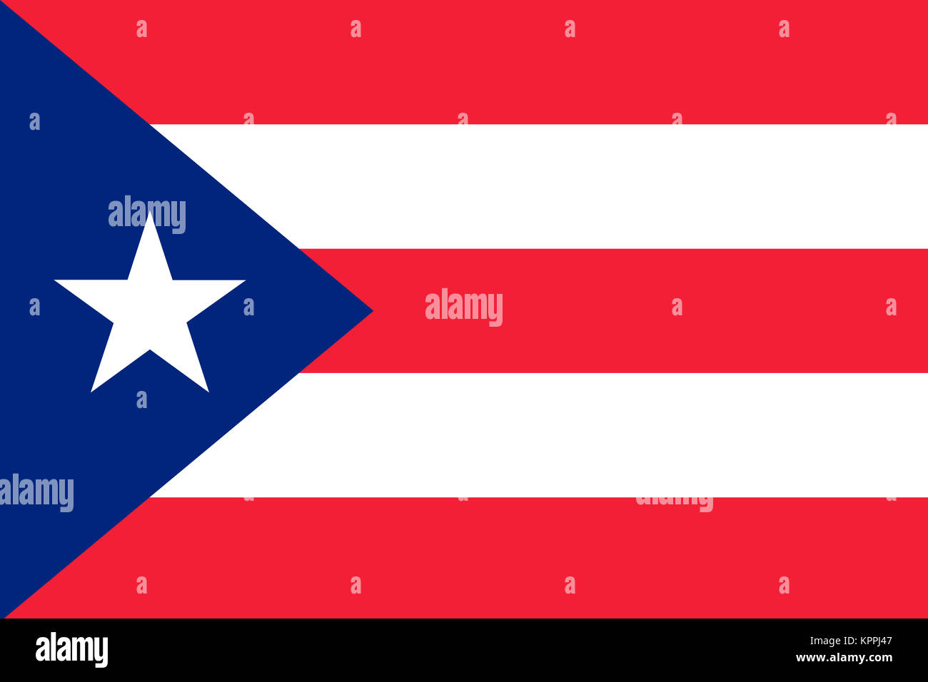 Drapeau de puerto rico Banque de photographies et d’images à haute ...
