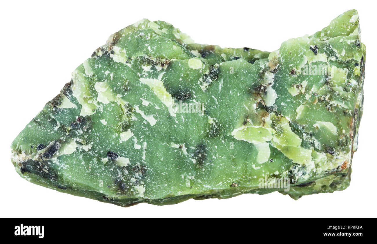 Serpentine mineral rock sample Banque de photographies et d’images à ...