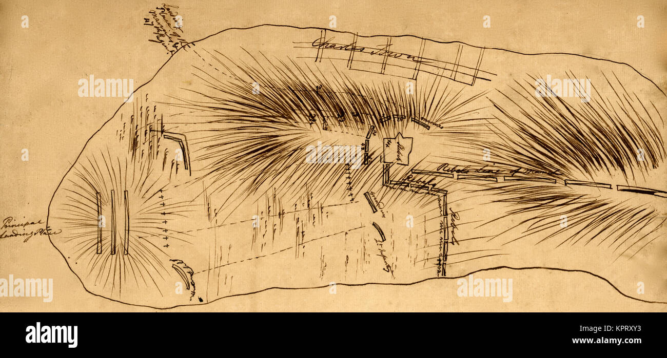 Carte de la colline du bunker Banque de photographies et d’images à ...