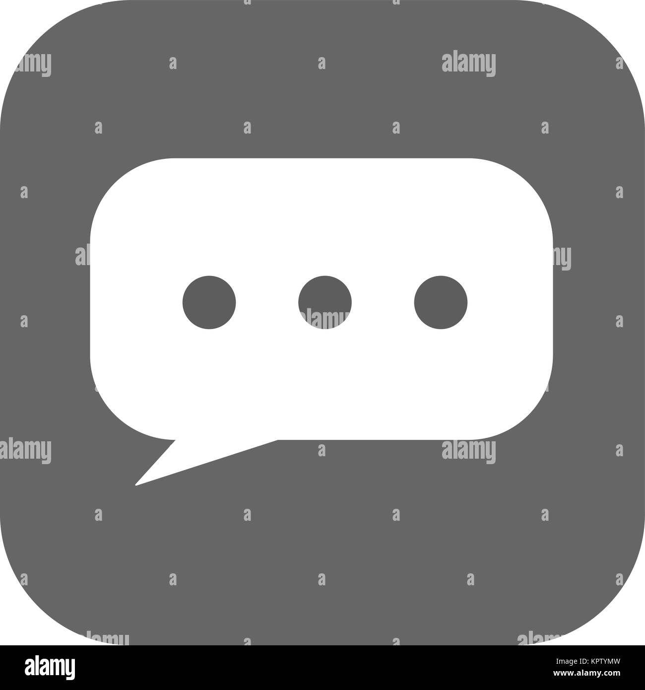 L'icône de bulle. L'une des icônes web set Image Vectorielle Stock - Alamy