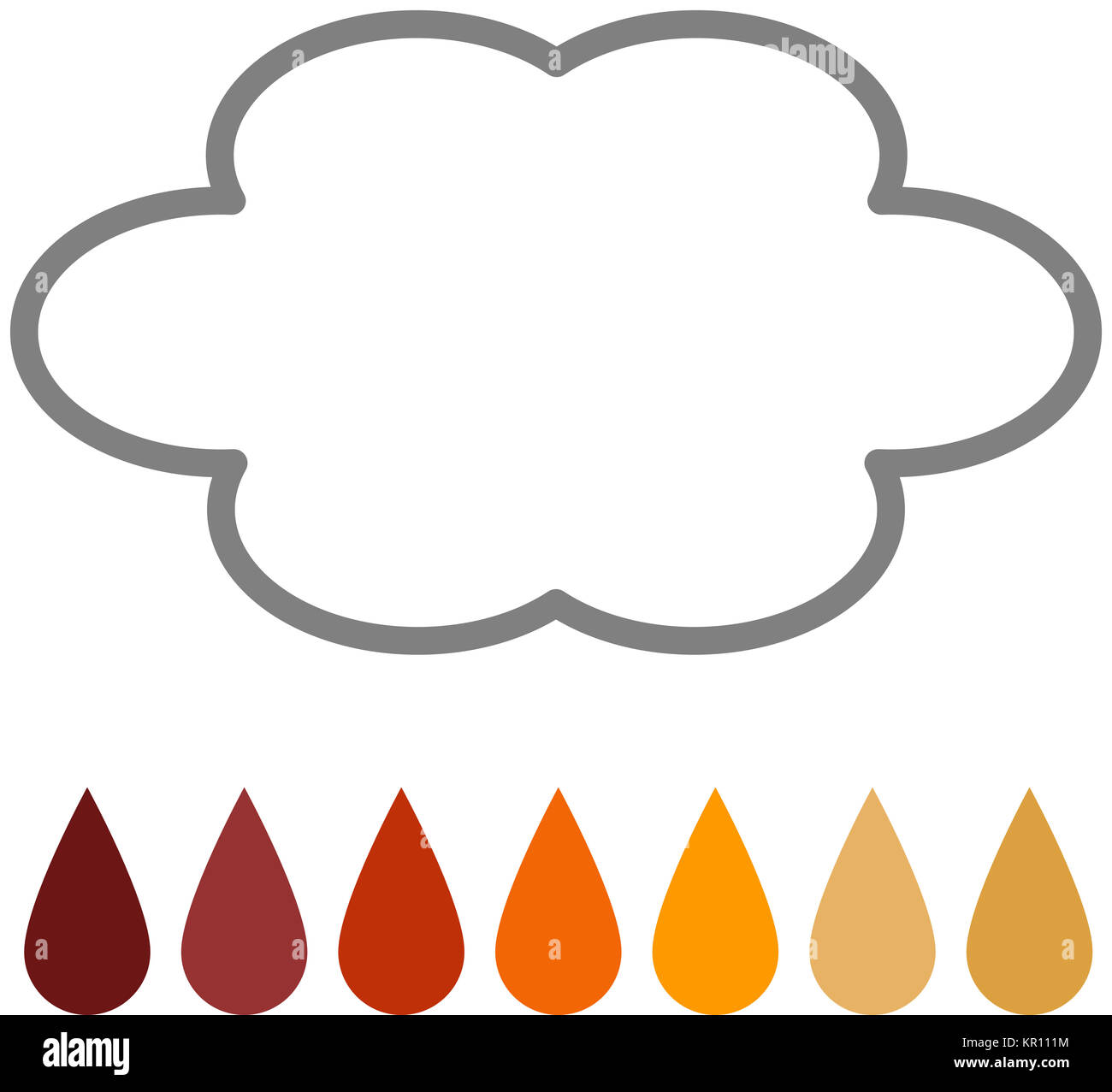 Clipart Nuage Pluie Acide