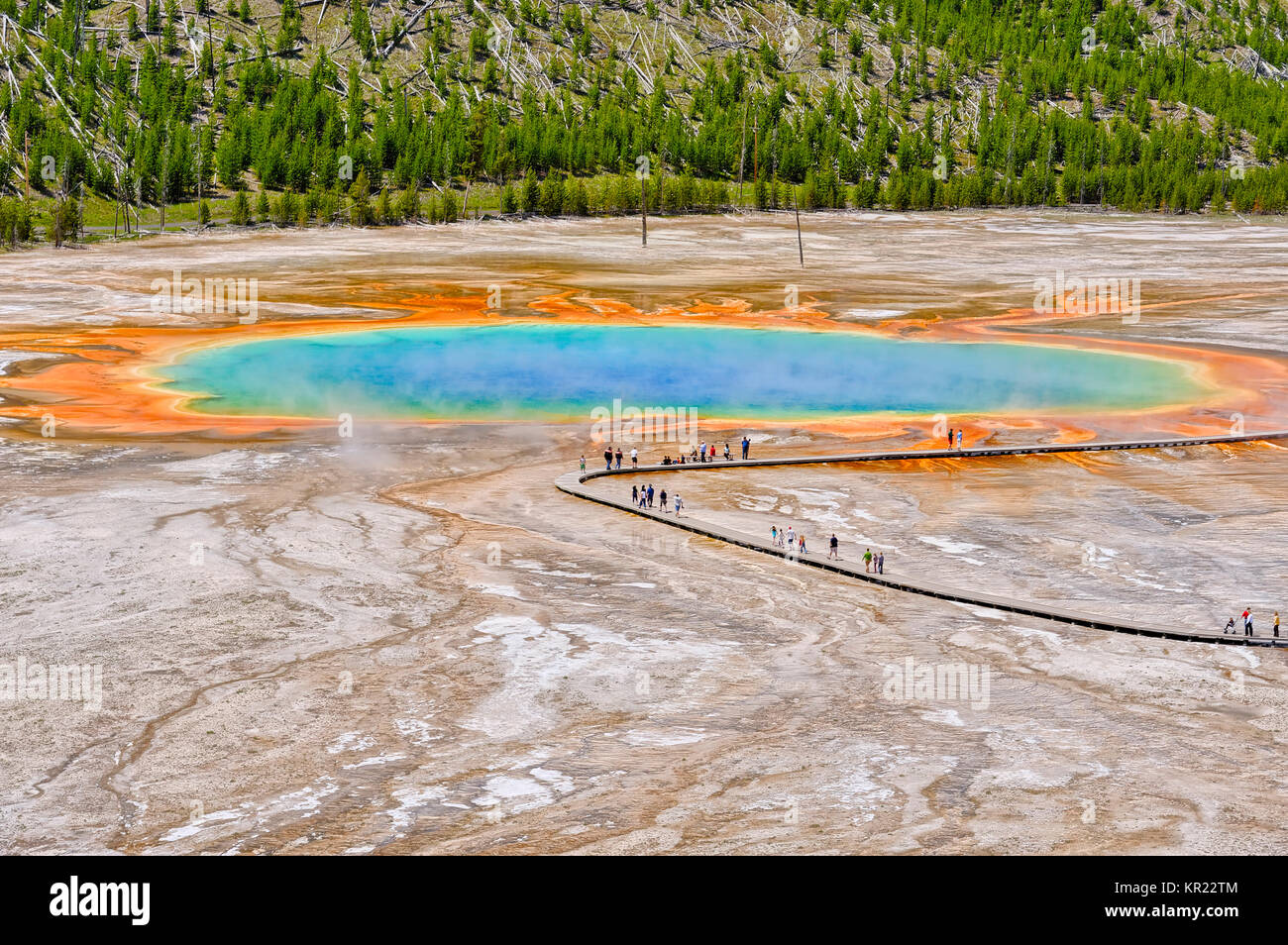 Les visiteurs à la découverte des couleurs étonnantes du Grand ...