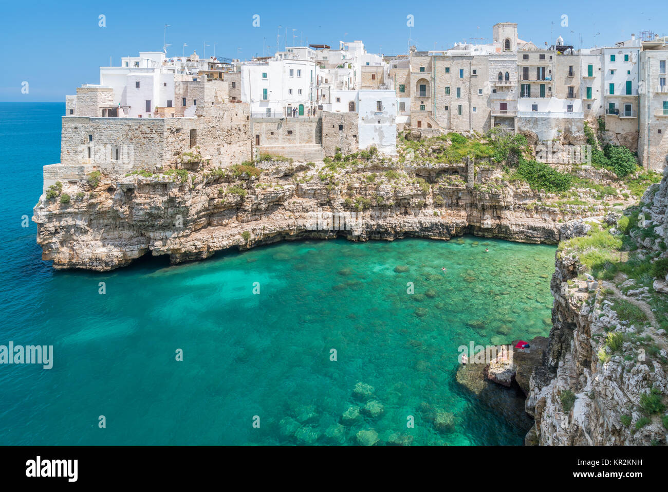 Polignano a Mare, Province de Bari, Pouilles, Italie du sud Photo Stock ...