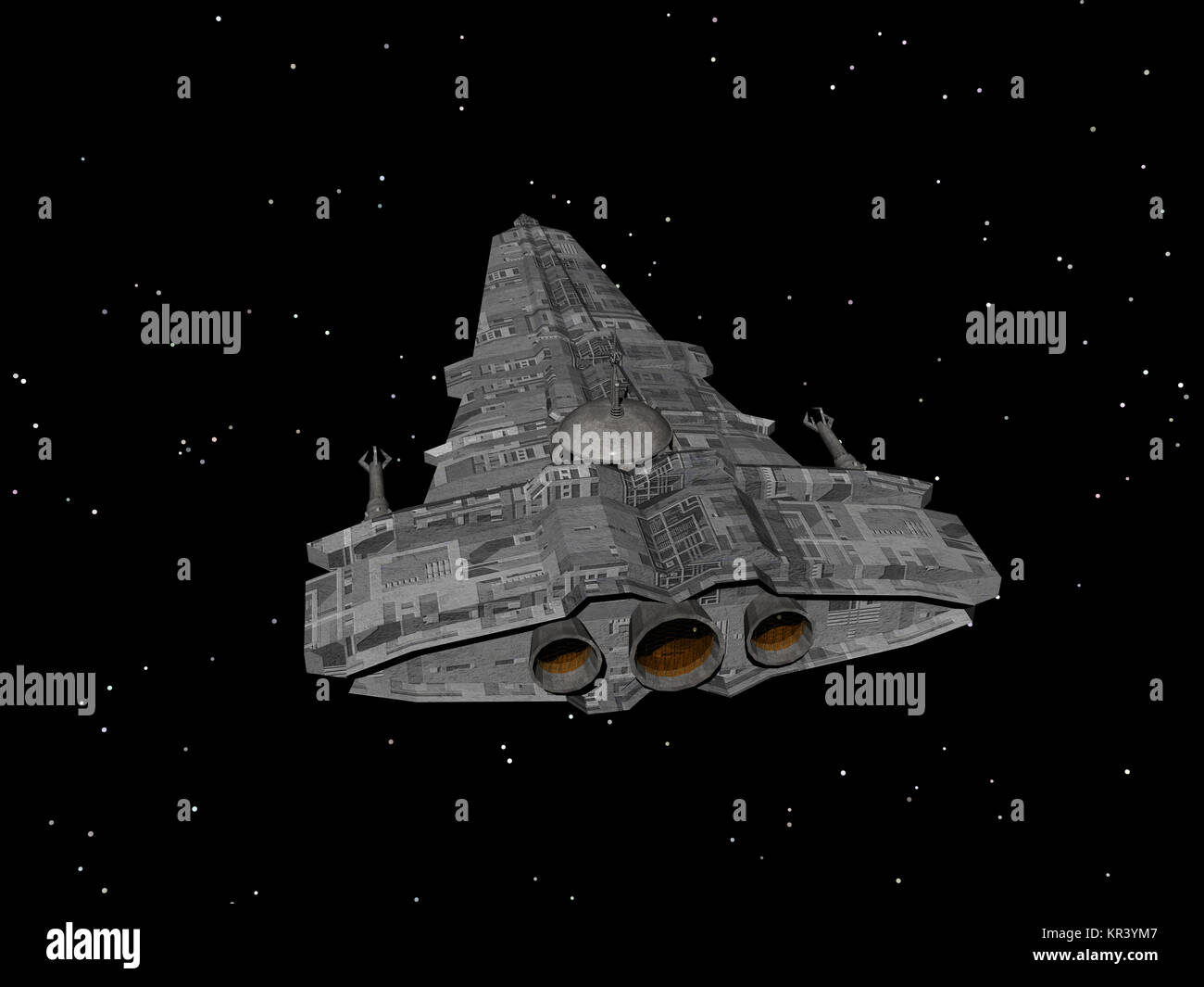 Vaisseau spatial dans l'espace Banque de photographies et d’images à ...